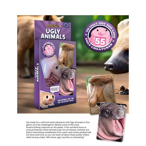 Ugly Animals Flashcard Game – Lilly Cooper