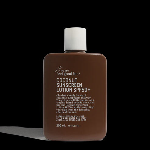 Coconut Sunscreen Lotion SPF50+ 200ml - Lilly Cooper