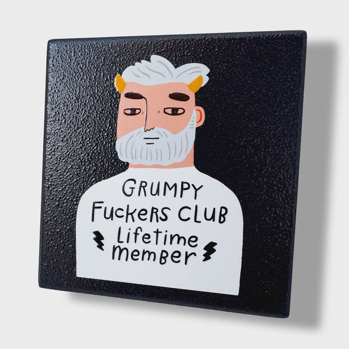 Grumpy Fuckers Club - Lifetime Member Coaster – Lilly Cooper
