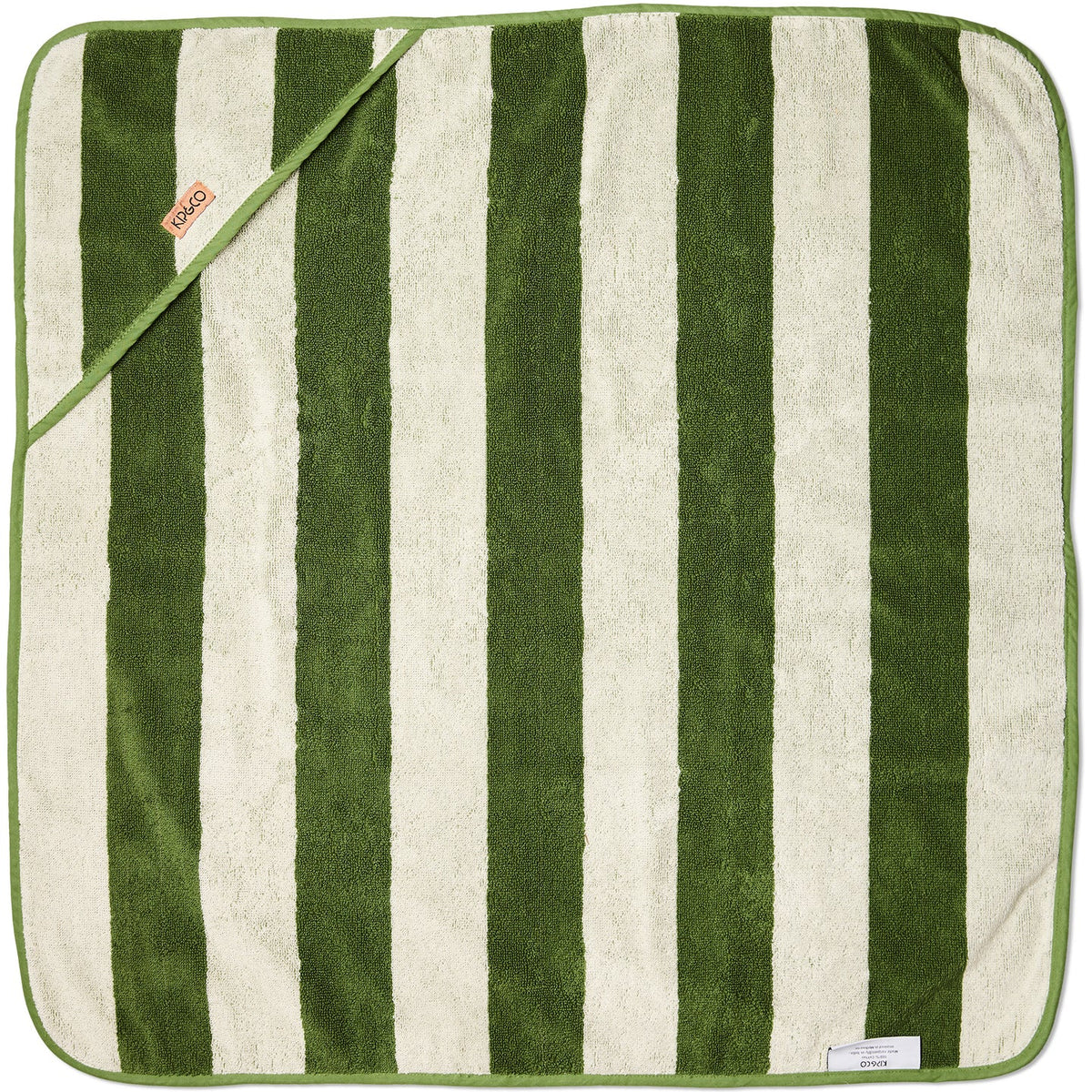 Moss Stripe Terry Baby Towel – Lilly Cooper