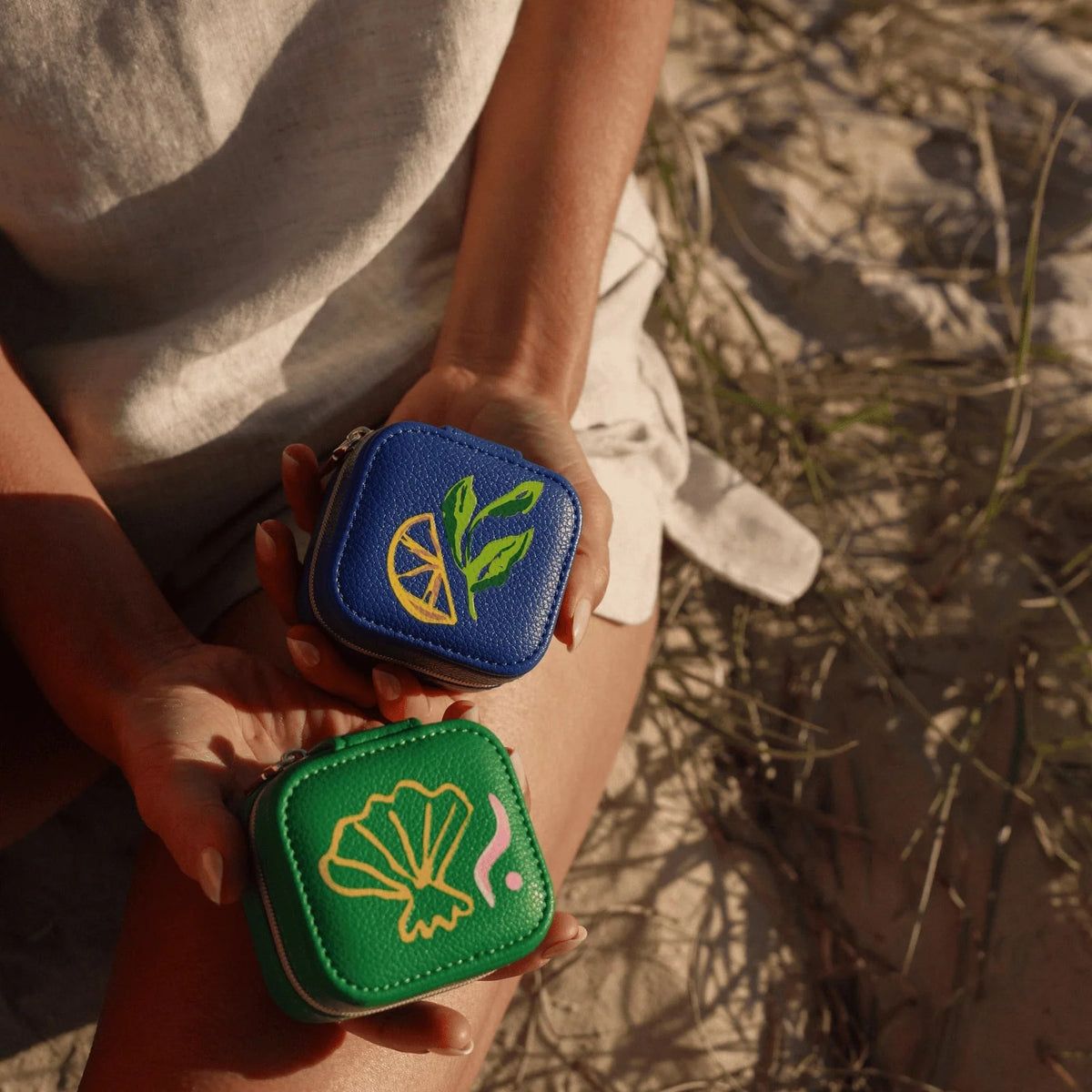 Tottie Jewellery Box - Ocean Blue – Lilly Cooper