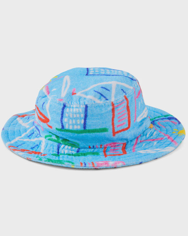 Kip&Co x Ken Done Australia Mate Terry Beach Hat - Lilly Cooper