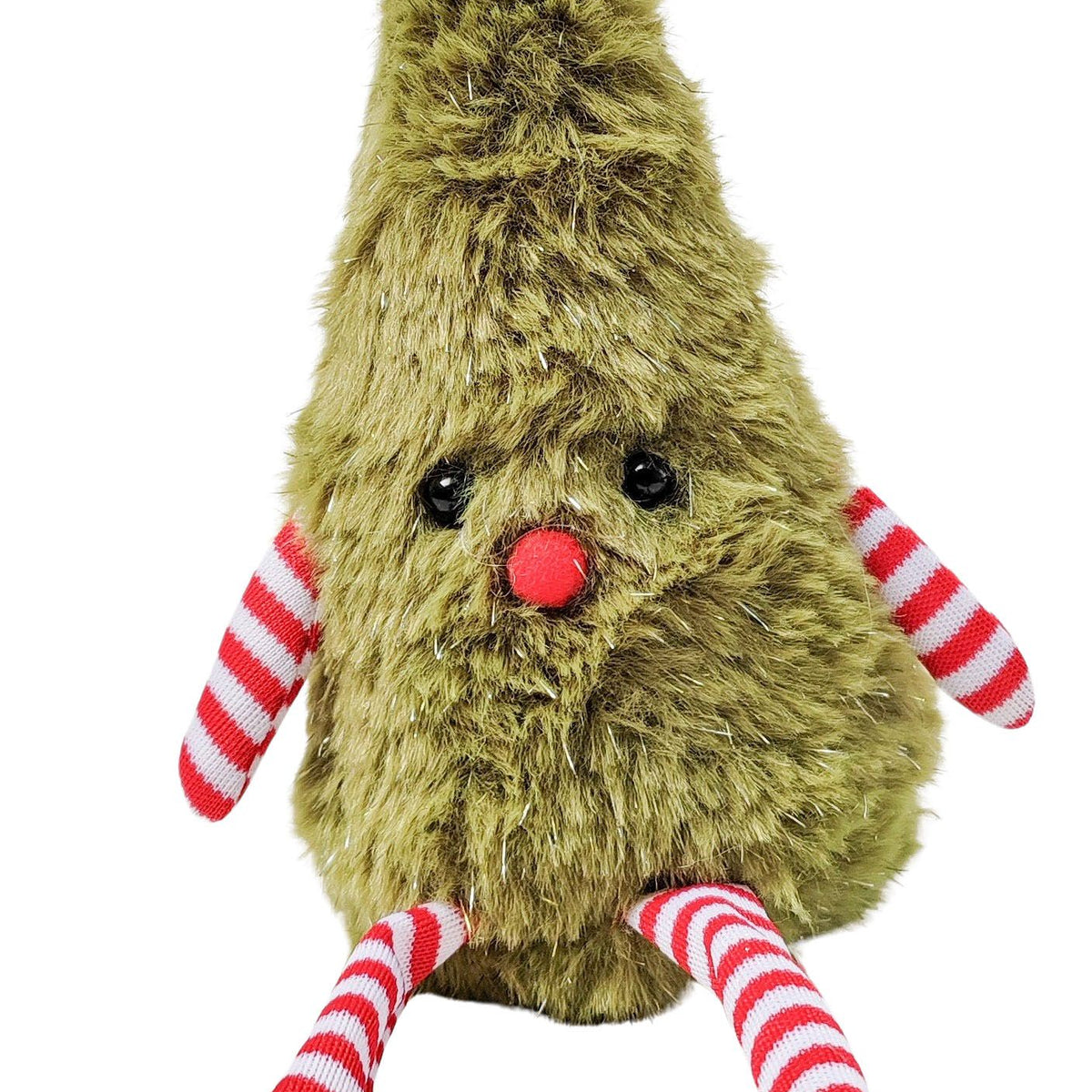 Fluffy Christmas Tree Green Sitting Decoration Medium – Lilly Cooper