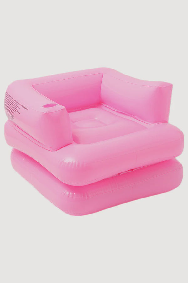 Inflatable Lilo Chair - Neon Pink - Lilly Cooper