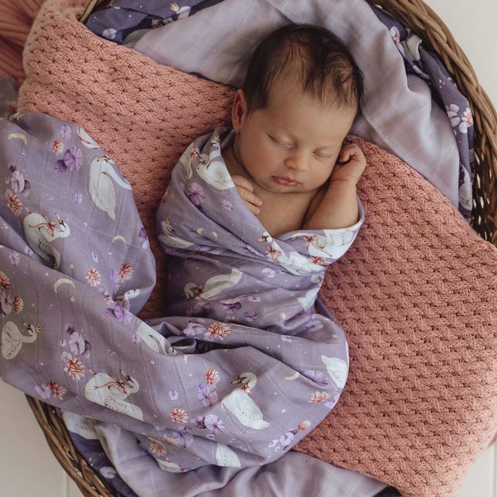 Swan Lake | Organic Muslin Wrap – Lilly Cooper